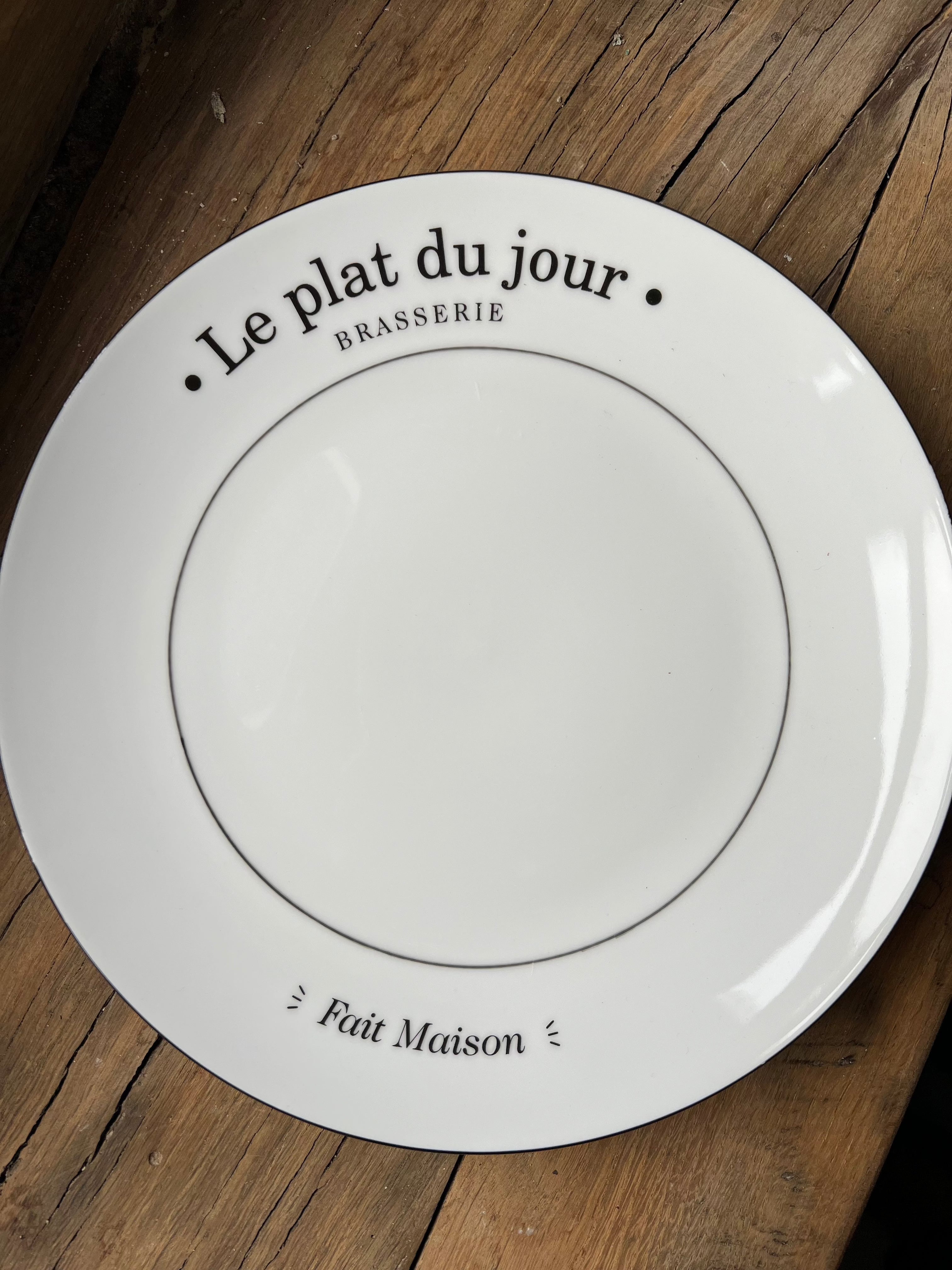 le plat du jour dinner plates 🍽 – frenchibility